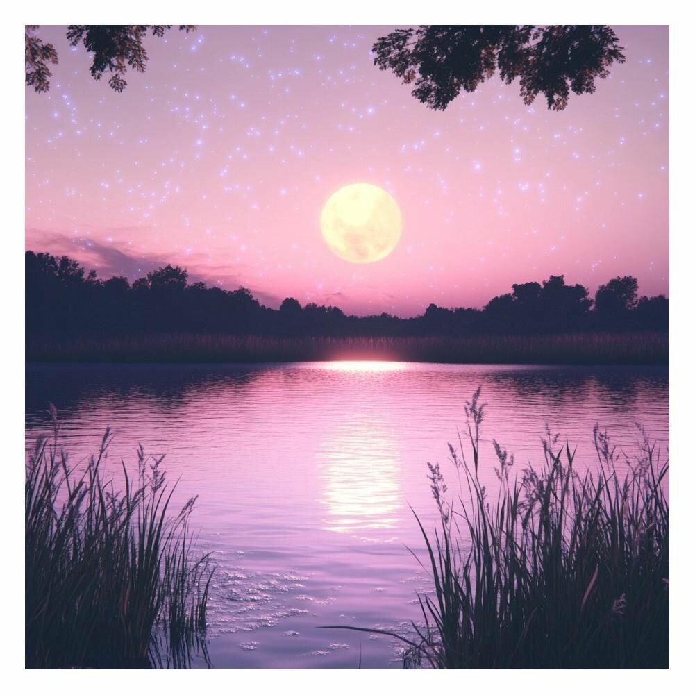 Пейзажная алмазная живопись размером 30х40 см