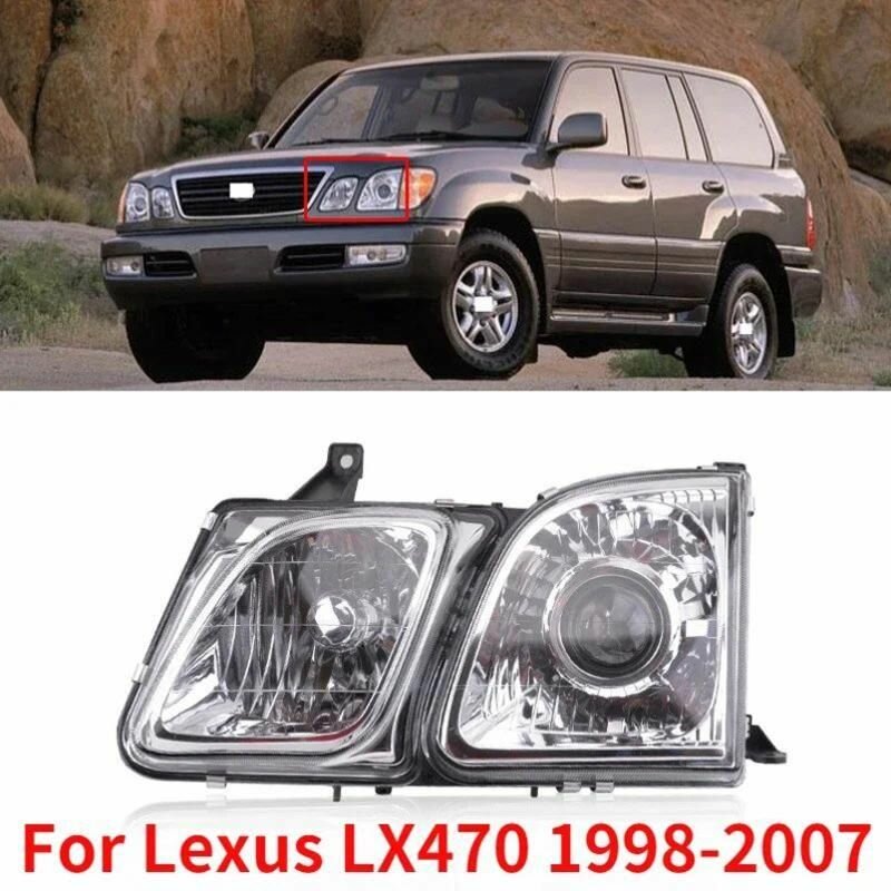 Для Lexus LX470 1998-2007 Ксеноновая фара переднего бампера.