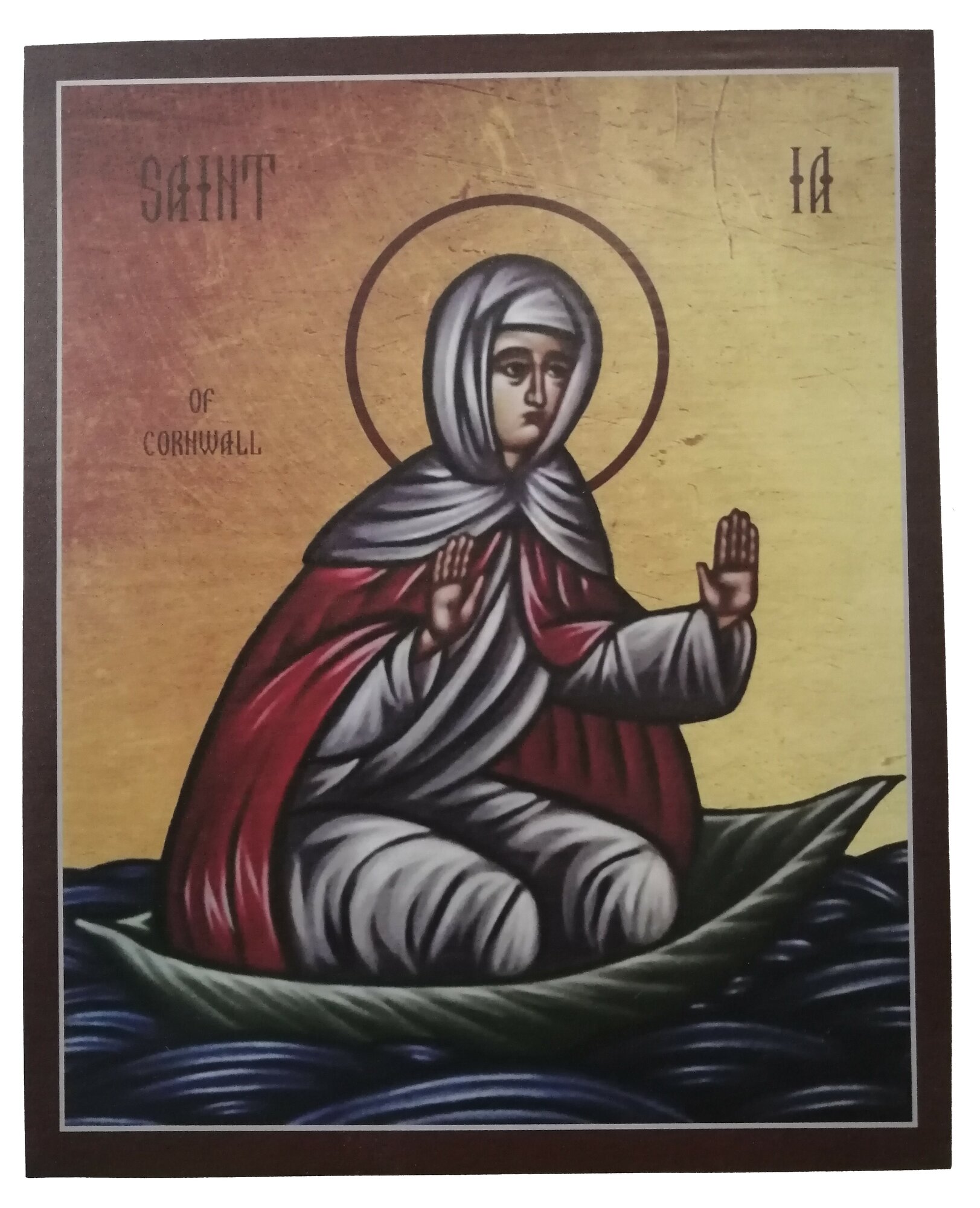 Святая Иа (Айвз) Корнуоллская - православная икона