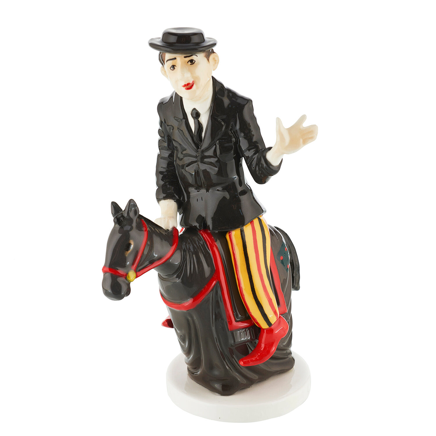 Статуэтка "Клоун Юрий Никулин на коне"