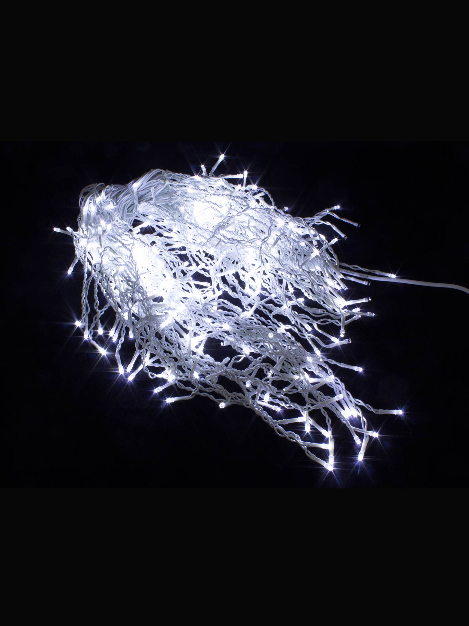 Cветодиодная гирлянда бахрома уличная 12 метров с мерцанием на дом Белая от сети 220В 408 ламп новогодняя, Winner light