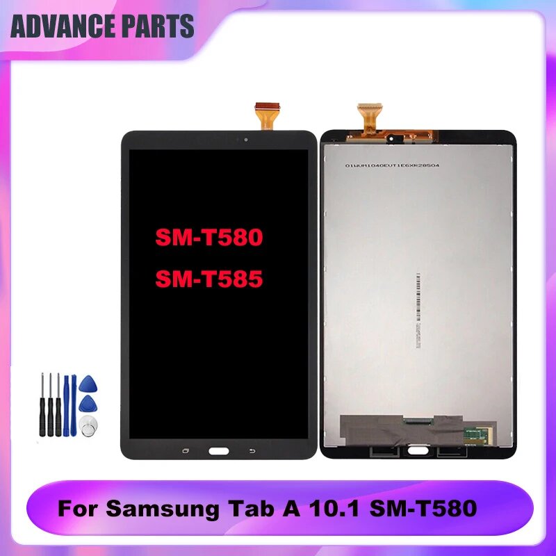 10,1 "для Samsung Galaxy Tab A 10,1 SM-T580 SM-T585 T580 T585 ЖК-дисплей, экран, монитор, сенсорный экран в сборе