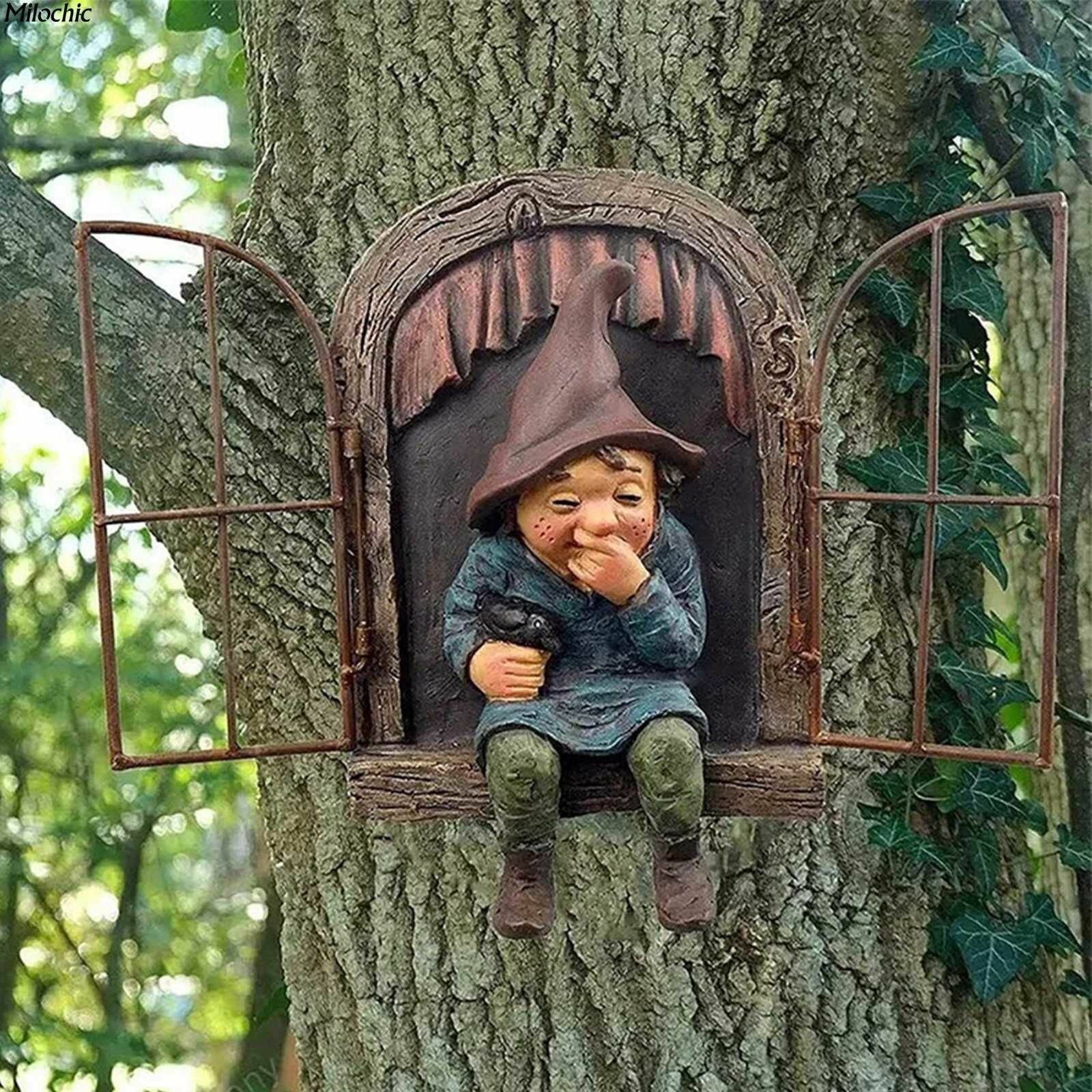 Сказочные фигурки из смолы для сада и дома: миниатюрные статуэтки, декор для интерьера и садовых дорожек