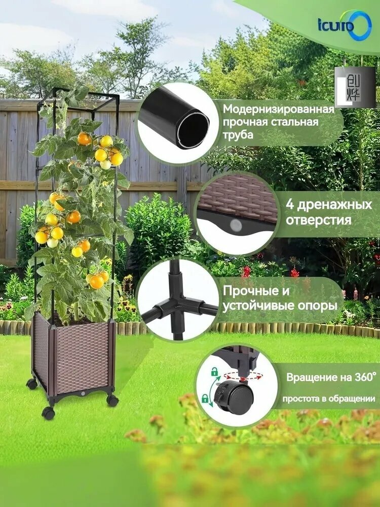 Грядка, 0.4х0.4 м