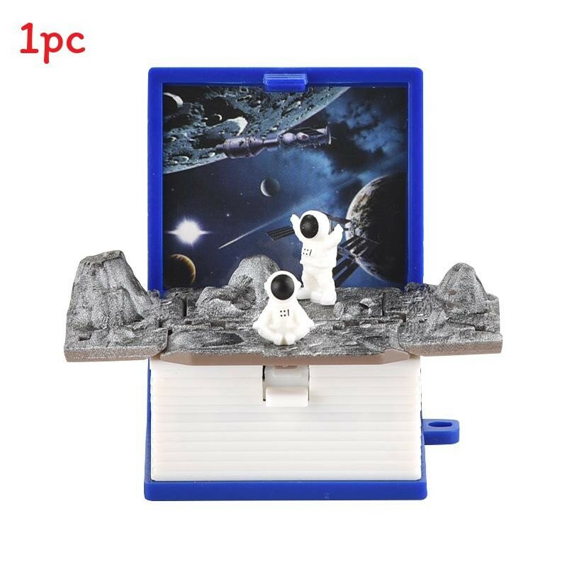3d pop up scene toy book keychain with panda design for mind relaxation and gift for teens style 11