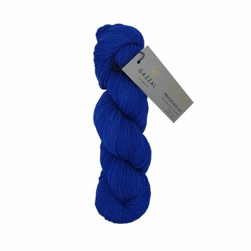 Пряжа Gazzal Wool Star 3828 (5 мотков по 100г/350м) василек