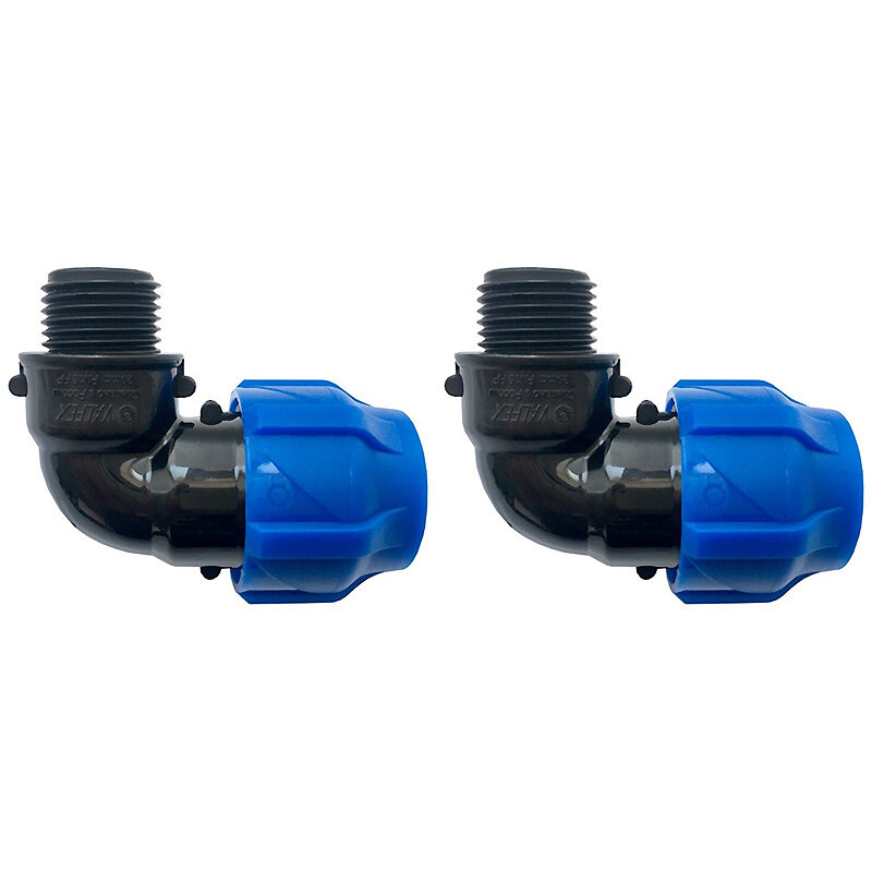 Угол ПНД компрессионный переходной 32х1 НР(ш) (2 шт.)