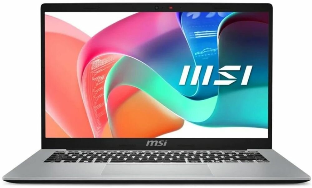 Ноутбук MSI Modern 14 F1MG-816XRU 14" (1920x1080) IPS, Intel Core 5 120U, 16GB DDR4, 512GB SSD, Intel Graphics, Без ОС, silver (9S7-14S113-816)