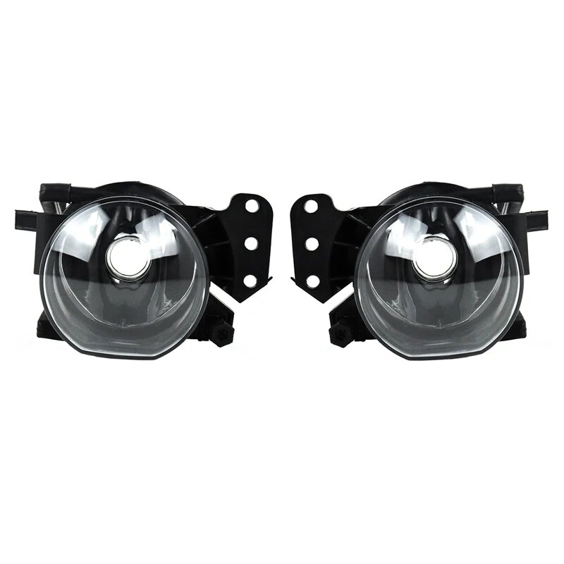 Левый и правый передний бампер автомобиля, противотуманная фара, противотуманная фара без лампочек 63176910791 63176910792 для BMW E60 E90 E63 E46 323i 325i 525i 650i 1 Pair