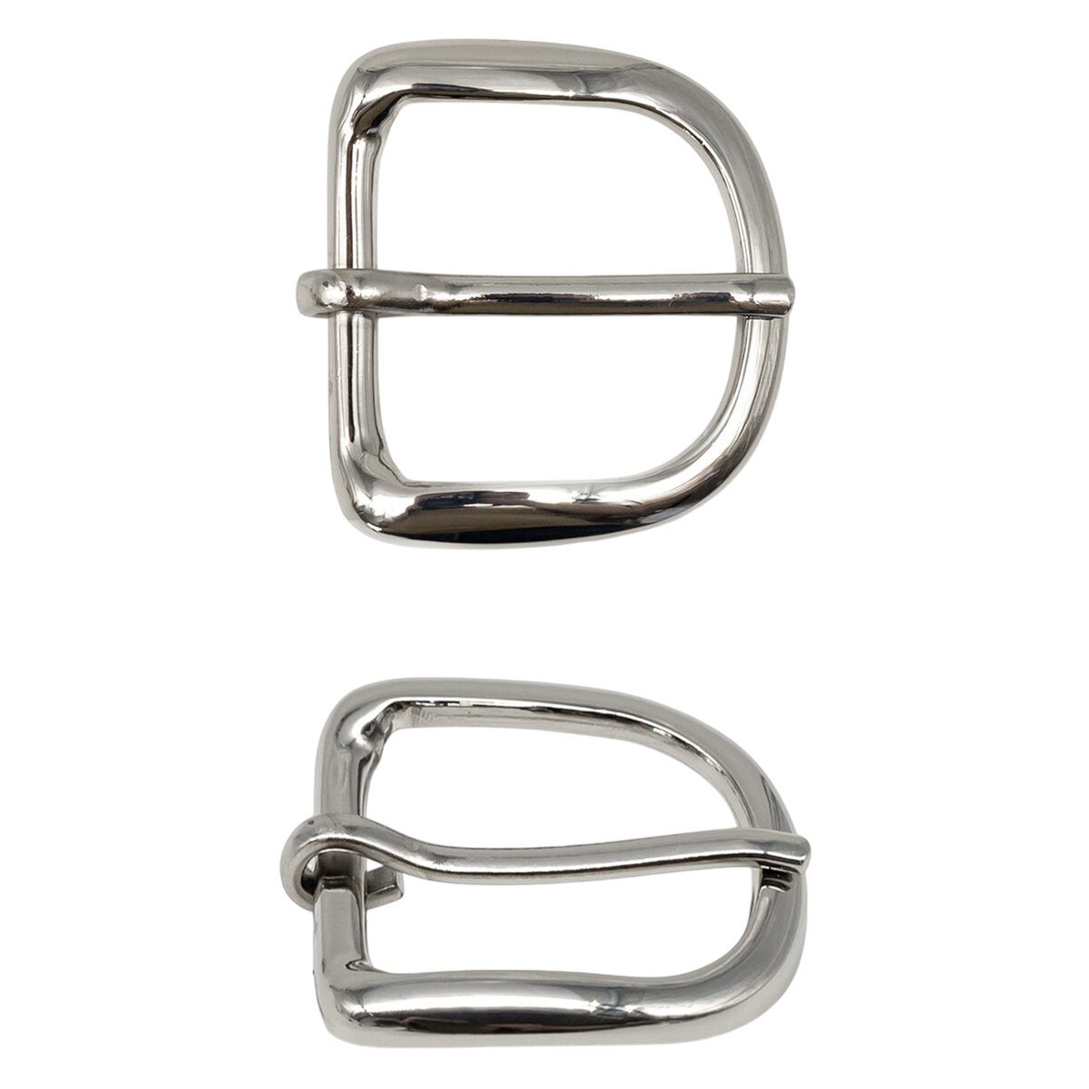 Пряжка для ремня 30 мм (45*40 мм), BIG, 69967, металл (никель), 4 шт