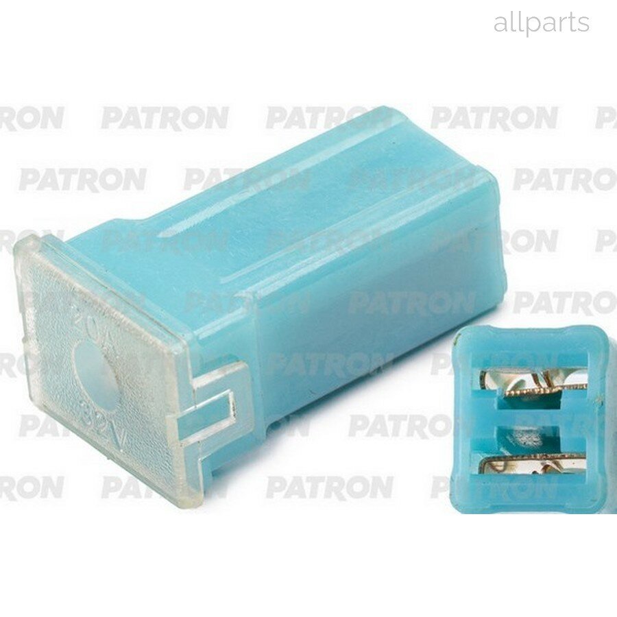 PATRON PFS116 Предохранитель блистер 1шт PHA Fuse (PAL297) 20A голубой 27x12.1x10mm