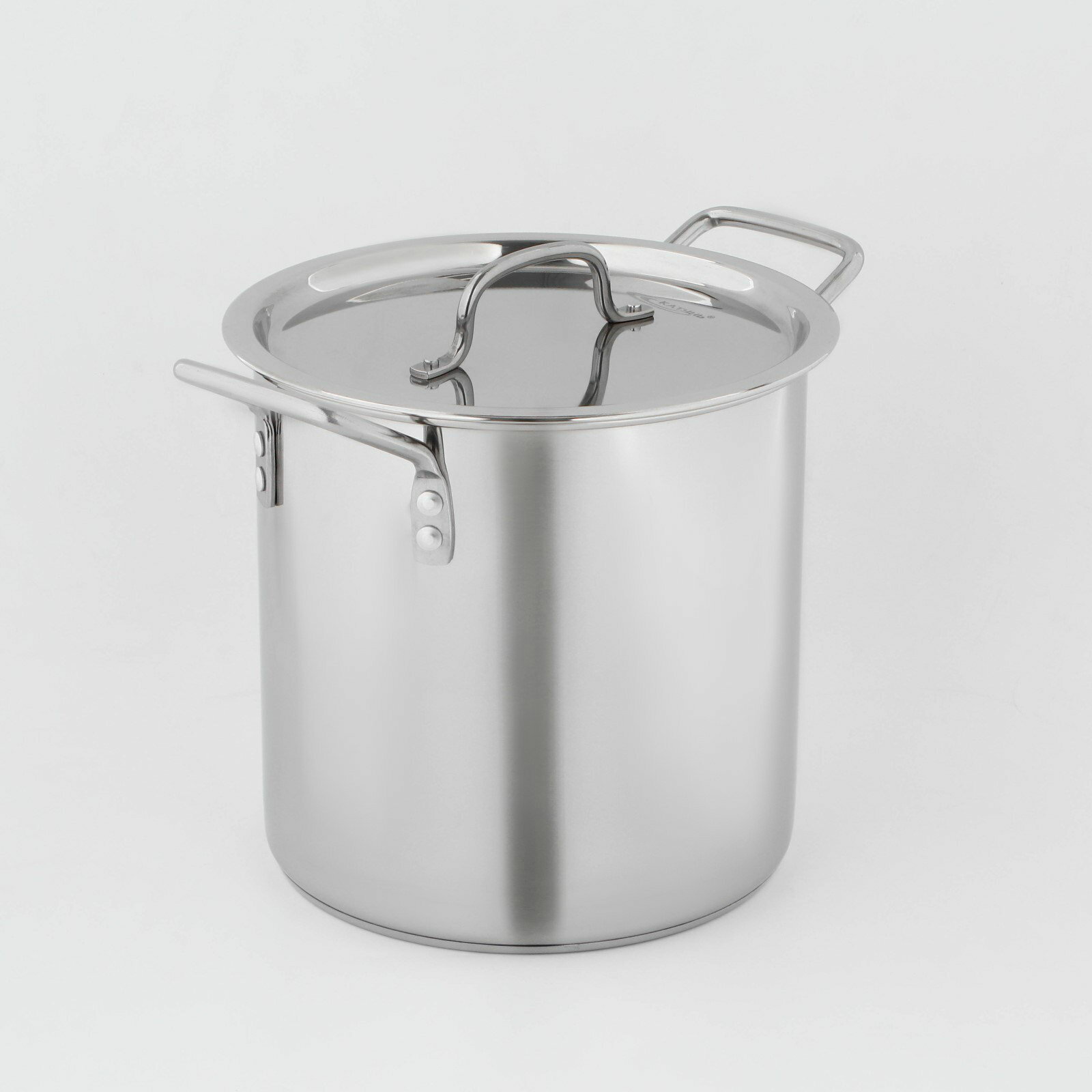 Кастрюля "Общепит", 11 л, d=25 см, h=34 см, капсульное дно, индукция, нержавеющая сталь