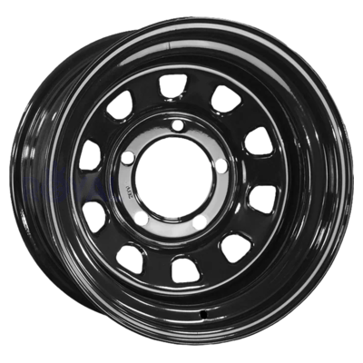 Штампованный колесный диск ZEPP 4x4 УАЗ Semicircle 7x16/5x139,7 ET0 D110 Gloss Black (LTM)