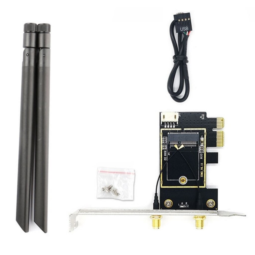 M.2 Wifi Адаптер M.2 NGFF к PCIE адаптеру Bluetooth-совместимой Беспроводной сети Wlan