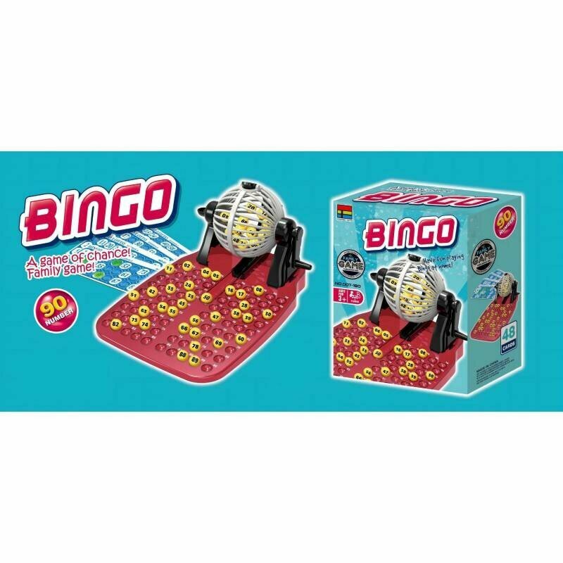 Классическая настольная игра Бинго с ручным механизмом для детей, яркая и интерактивная игрушка