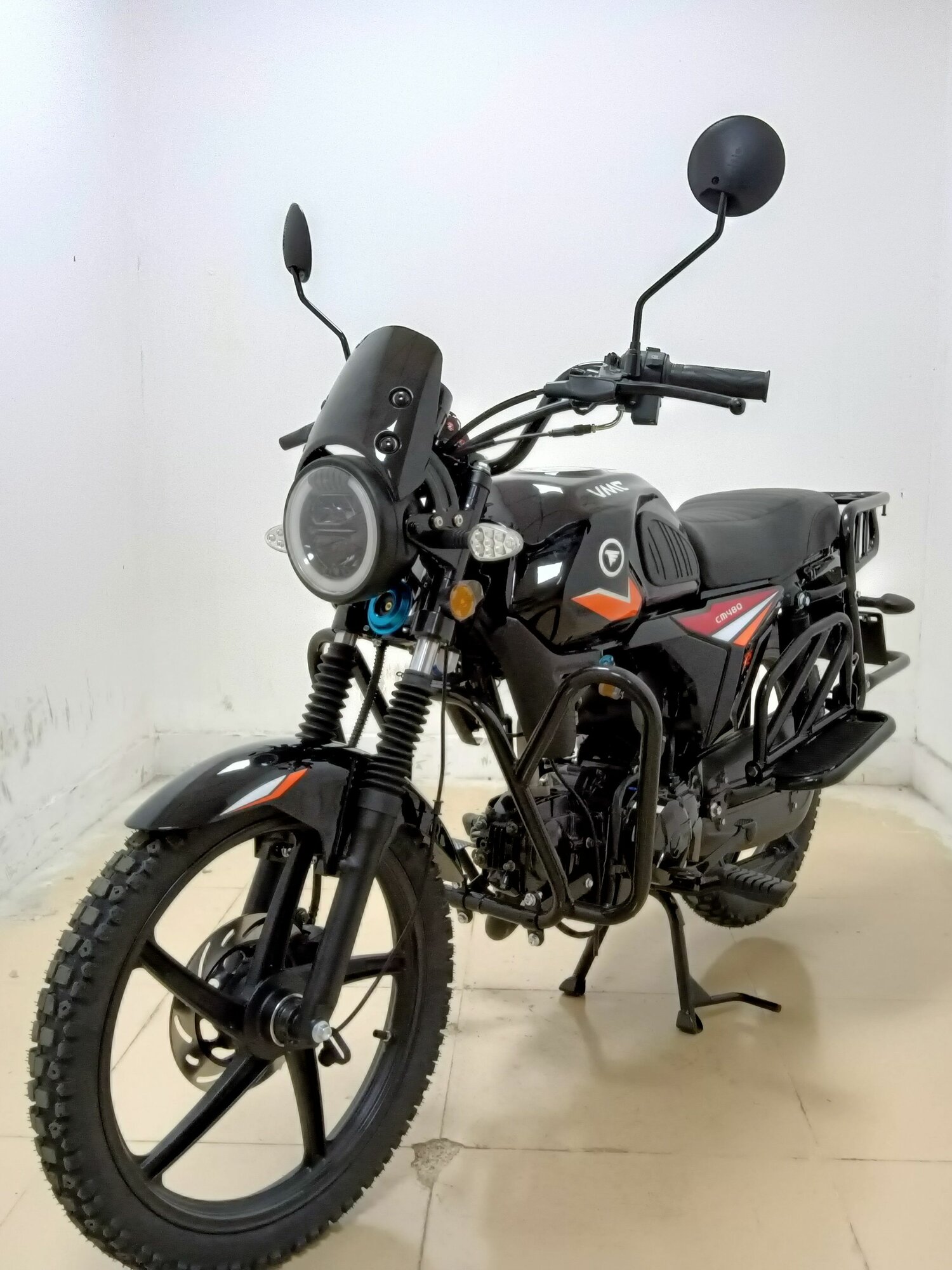 Мопед VMC NOVA RS 49 см3 (125) с баланс. валом, цв. BLACK-YELLOW