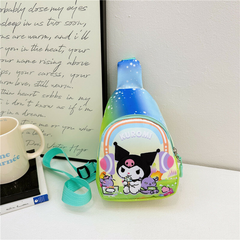 Детская сумка через плечо с мультяшным рисунком кидс крафт с легким и дышащим нейлоном для детского сада кюроми