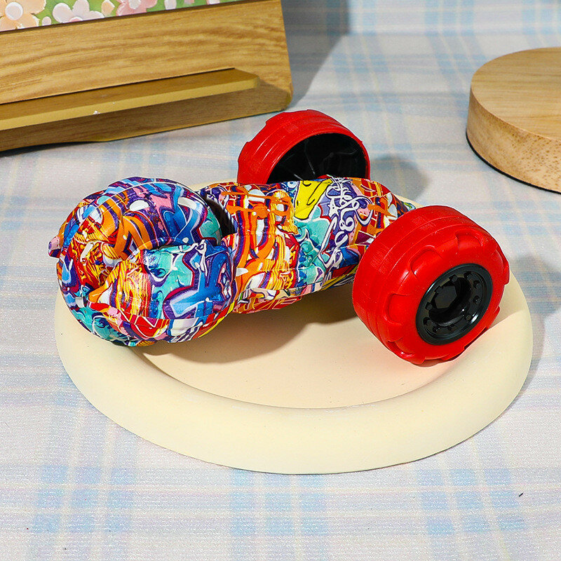 Kids drifting car toy vehicle with plastic construction and inertia motion for sensory development red