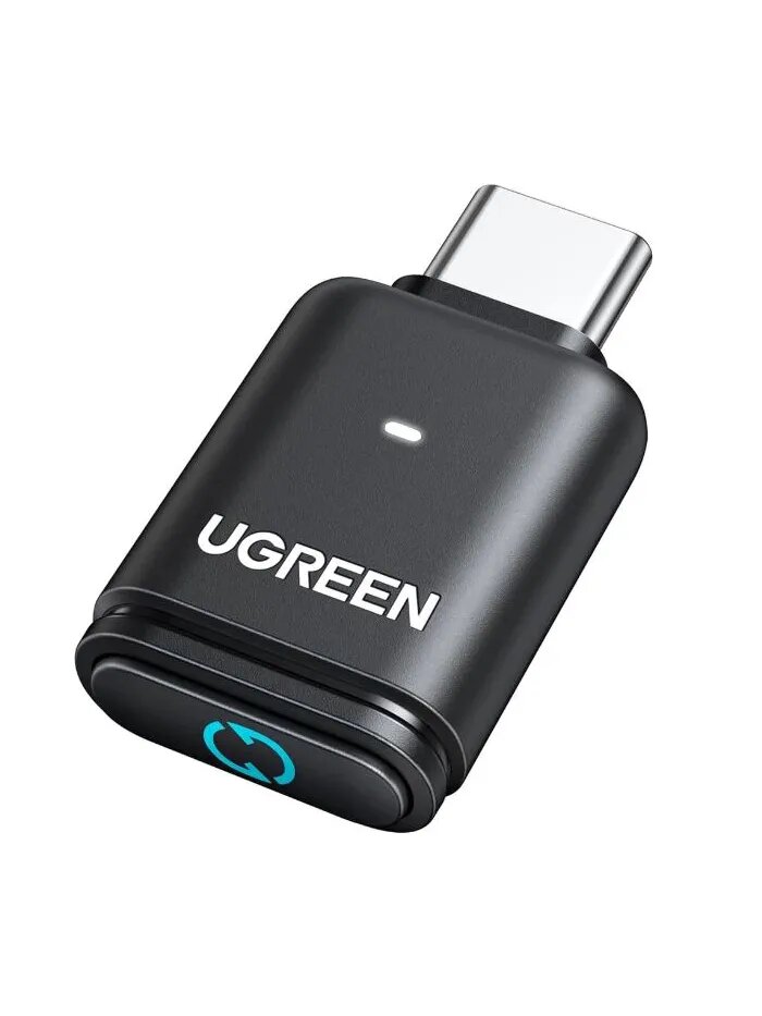 Адаптер UGREEN BT501 45008_ USB-C Bluetooth Transmitter Audio Adapter For PC/PS5/Switch. цвет: серый