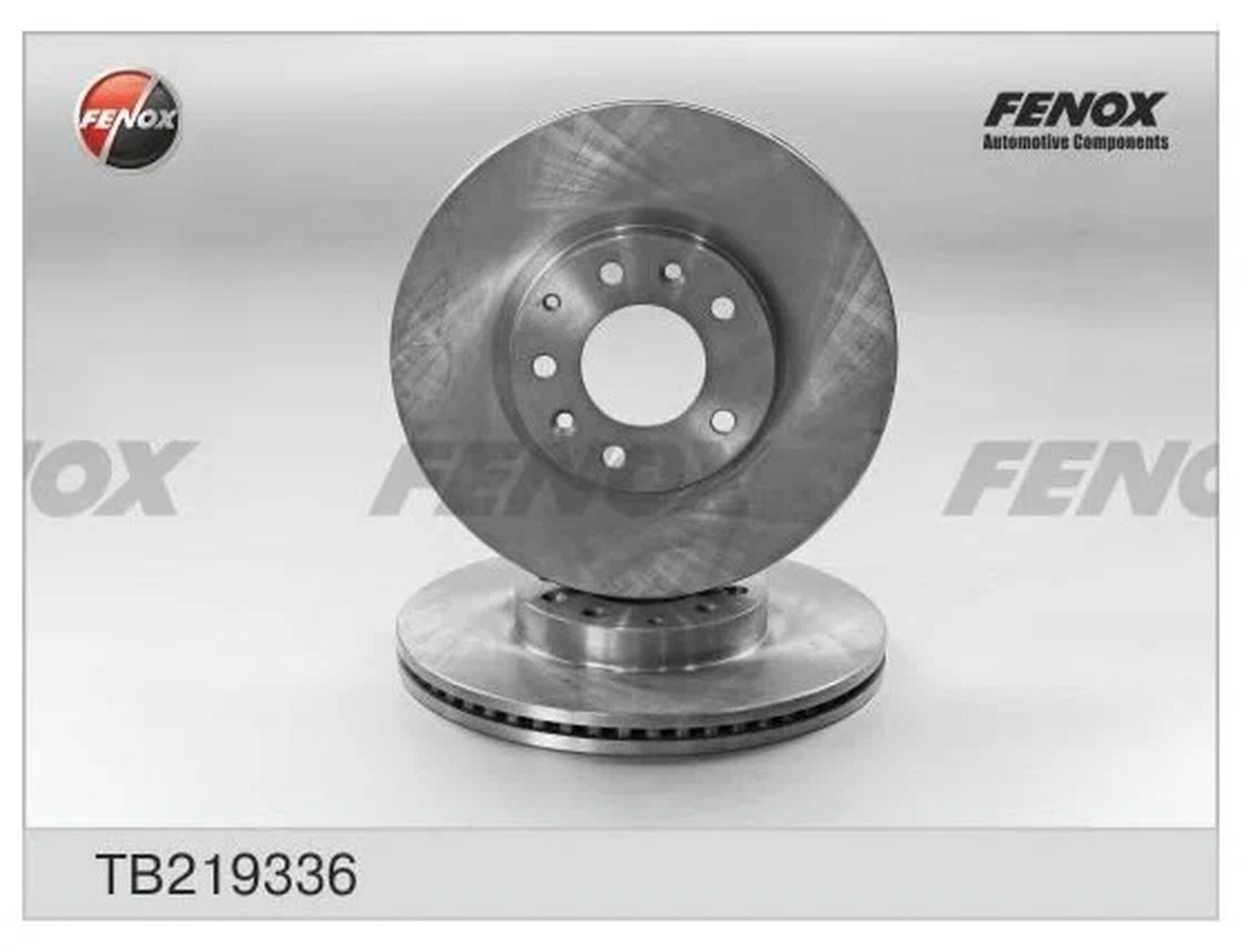 Тормозной диск FENOX TB219336, для Mazda 6, задний, вентилируемый