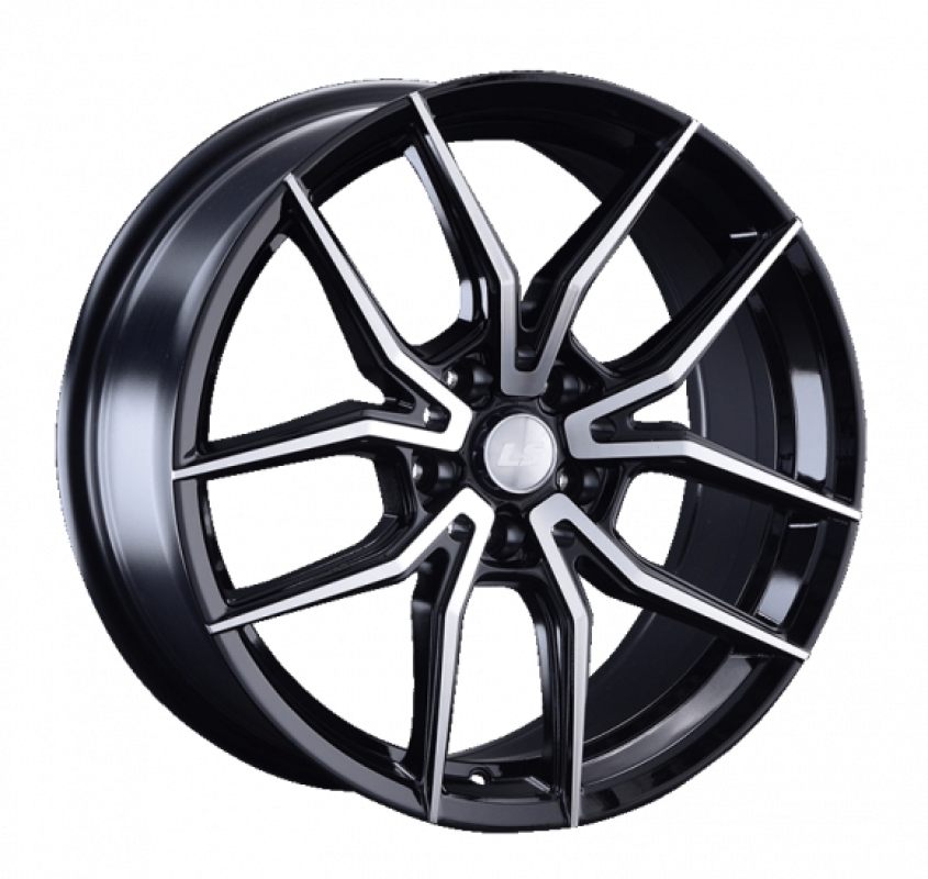 Диск колесный LS Wheels 1242 8,0x18 5x112 Dia66.6 ET35 цвет BKF (черный)