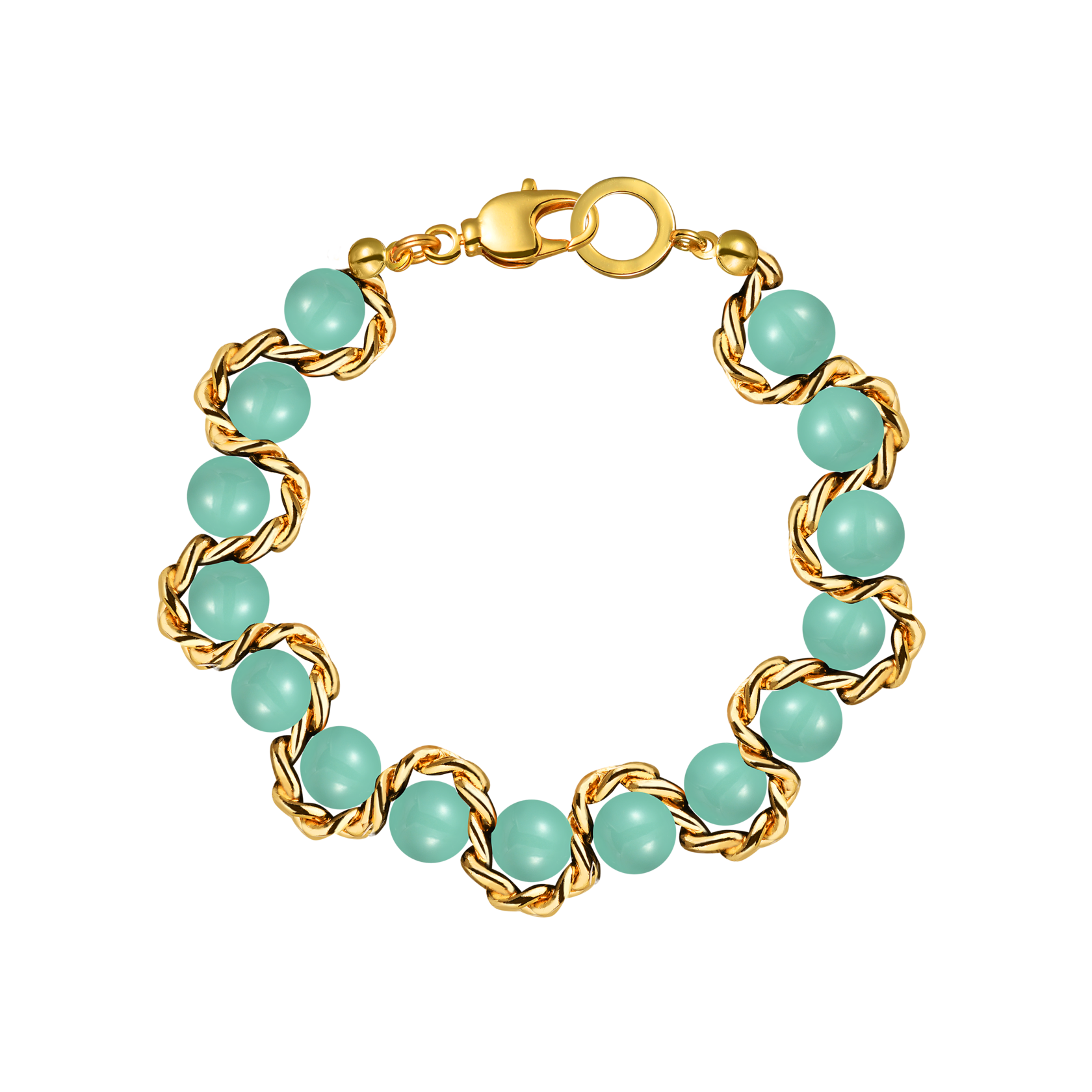 Плетеный браслет, жемчуг Swarovski синтетический