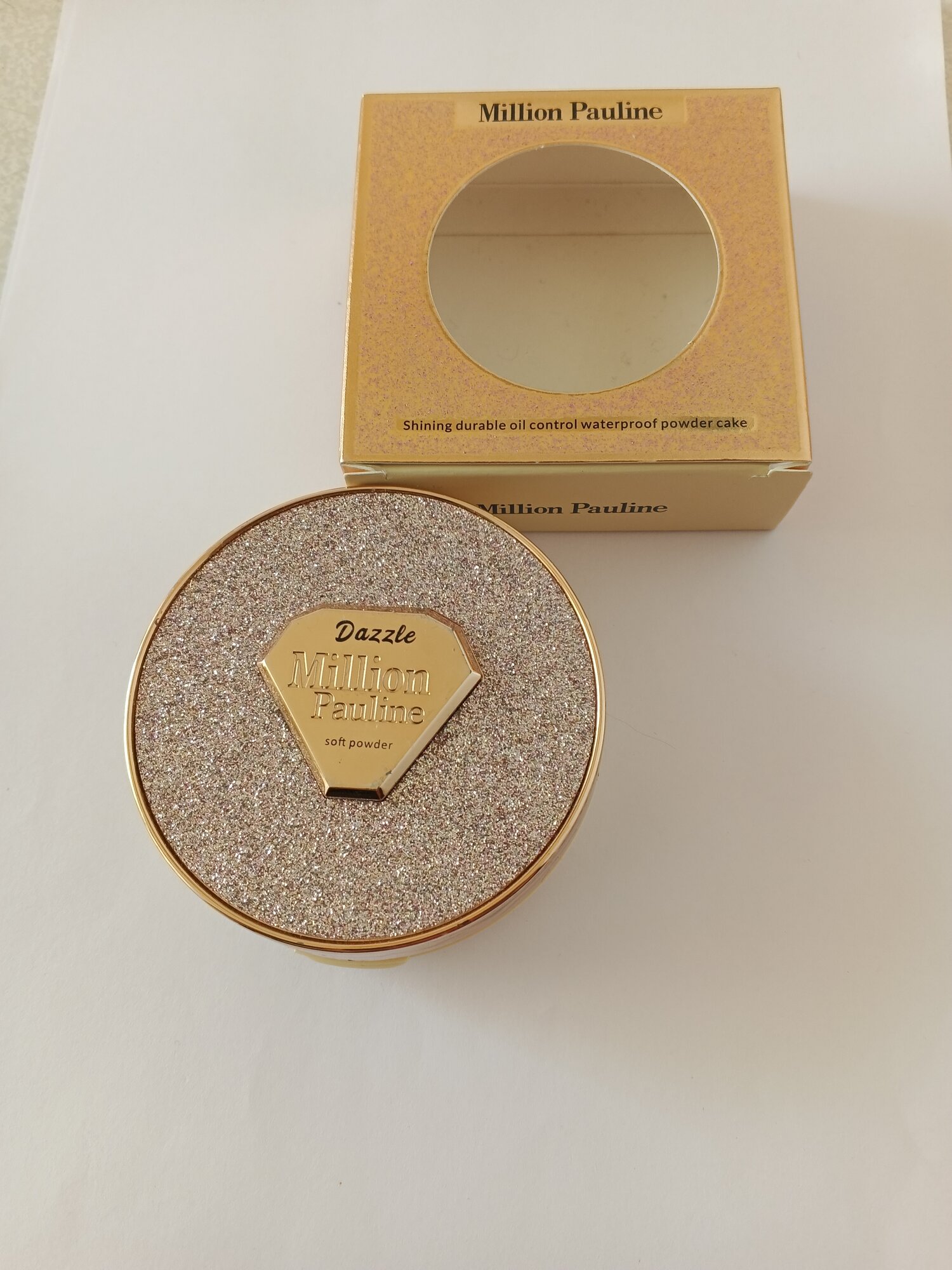 Пудра Million Pauline spf 20 двойная (зеркало и спонж) тон 03