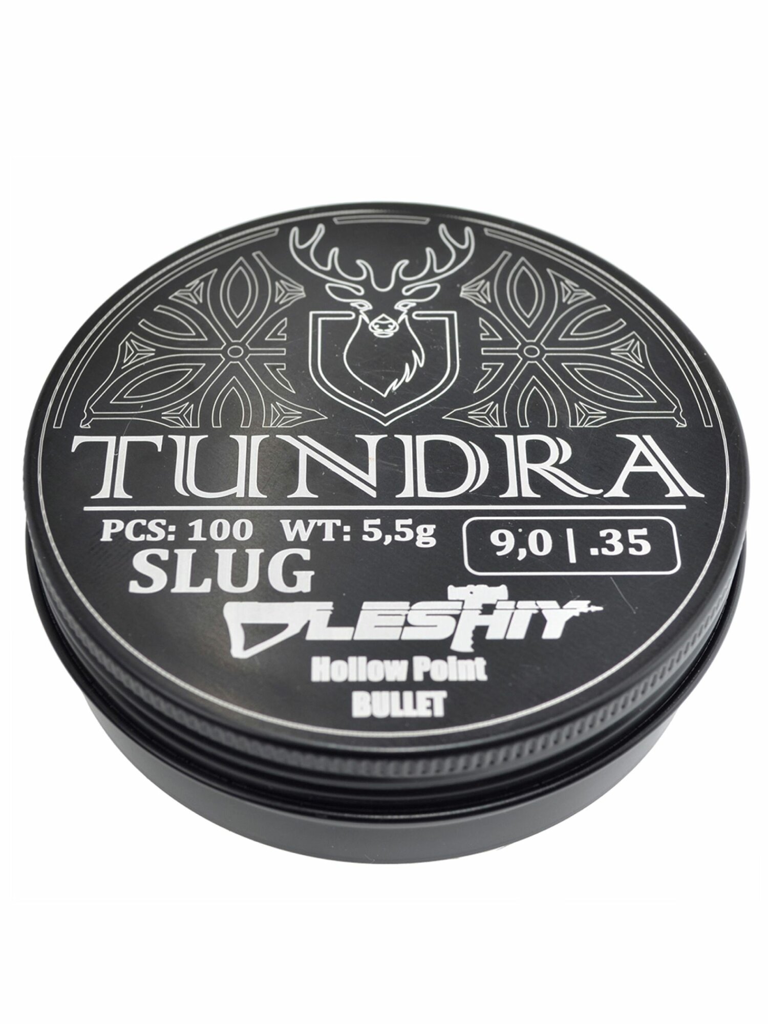 Пули полнотелые Tundra Hollow Point Bullet 9,0 мм, 5,5 г (100 штук) для Leshy SLAG