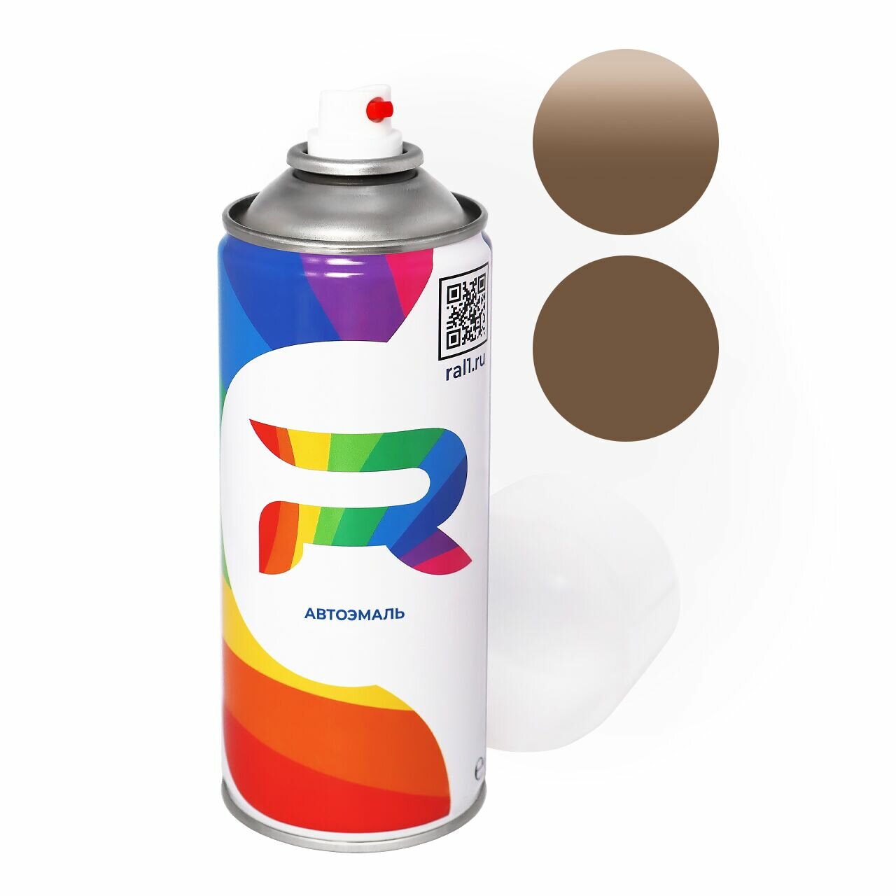 Автоэмаль аэрозольная VAZ 231 - Сити (Базовая краска, Солид, Коричневый) баллон 520 мл.