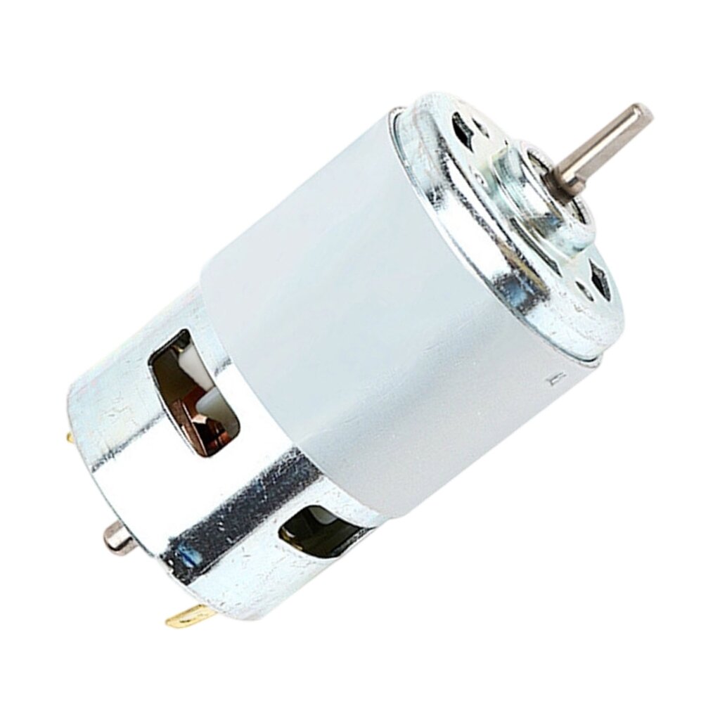 Высокоскоростной двигатель 775, 12000 об/мин, с шарикоподшипником для моделей силового инструмента и DIY проектов, конструкция из сплава, 12В 24В