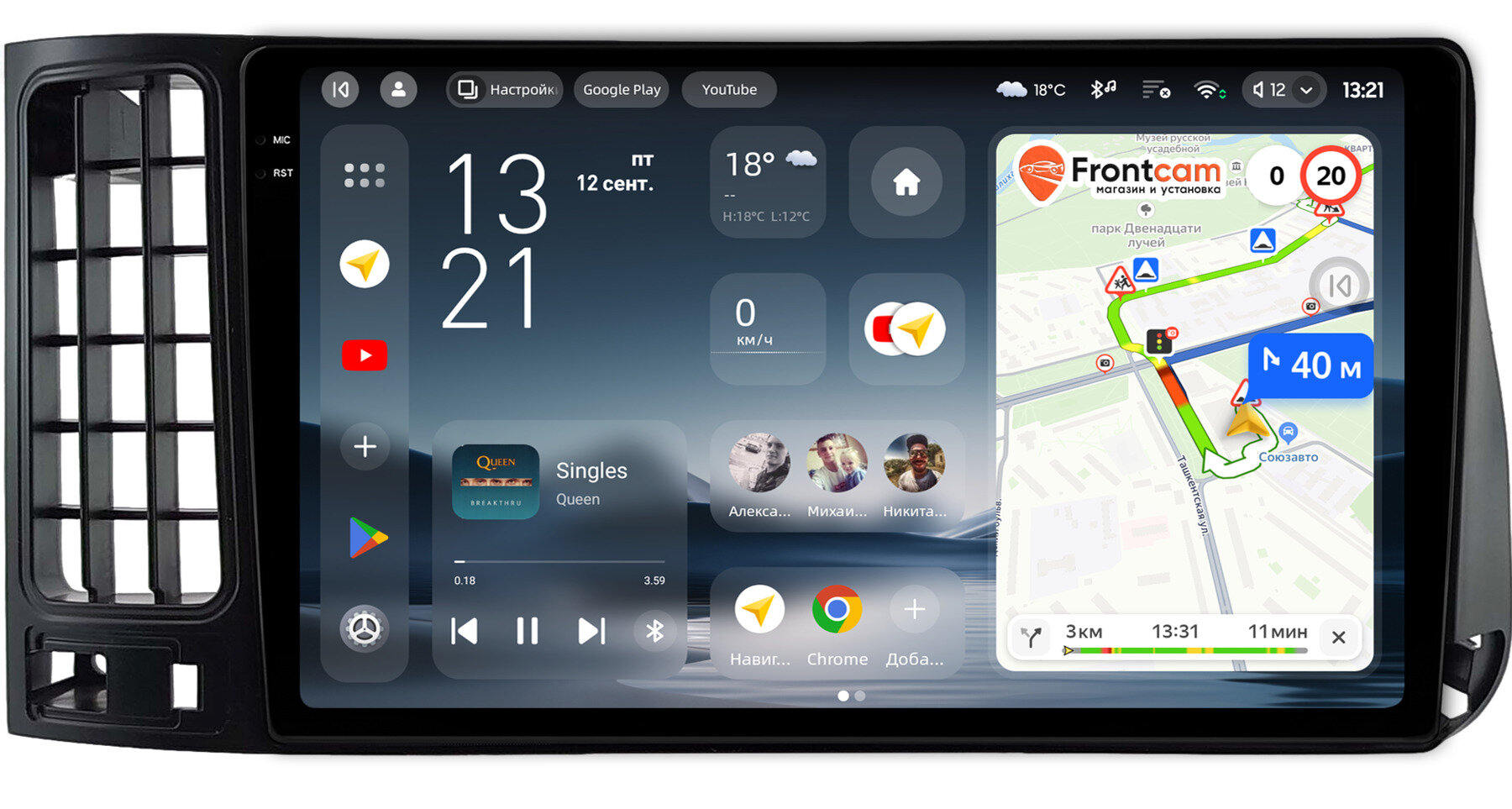 Штатная магнитола Volkswagen Golf 3 1991-2000 Teyes CC4 Pro 2K 12/256 9.5" RM-9-0316 Android 13 (4G-SIM, DSP, QLed, AI)