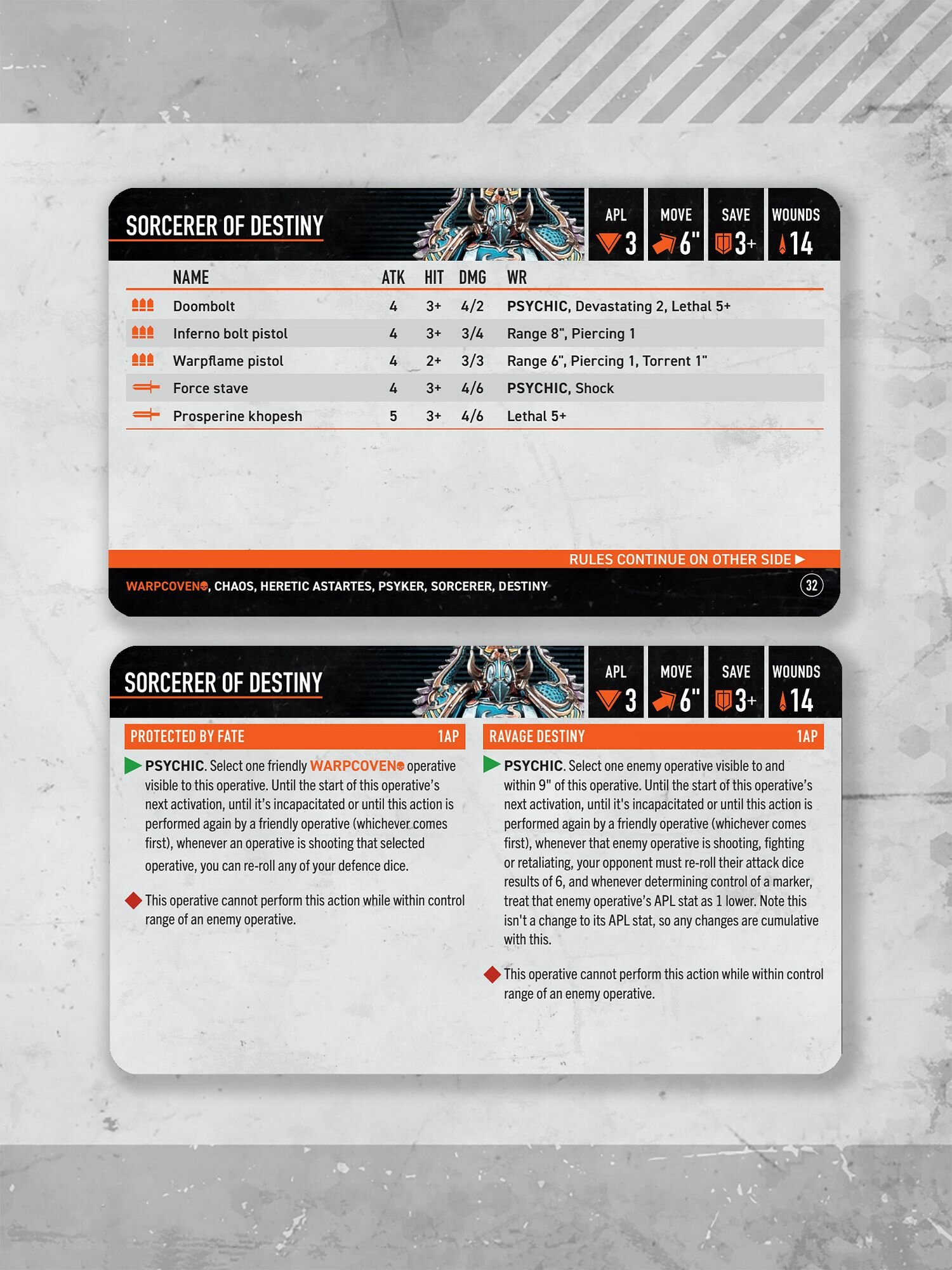Warpcoven - Warhammer Kill Team - Карты — фото 1
