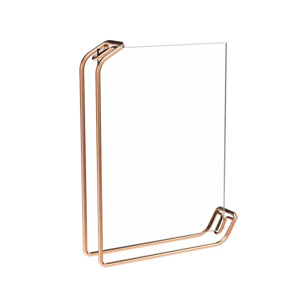 Металлическая фоторамка А4 8 дюймов, Rose golden