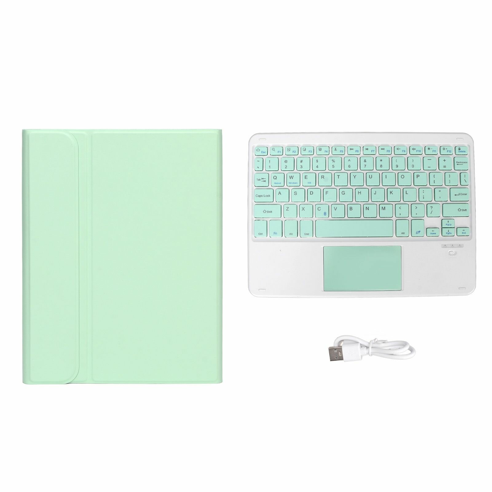 Беспроводная клавиатура с тачпадом и держателем пера, съемный чехол для iPad 10.9" 10-го пок