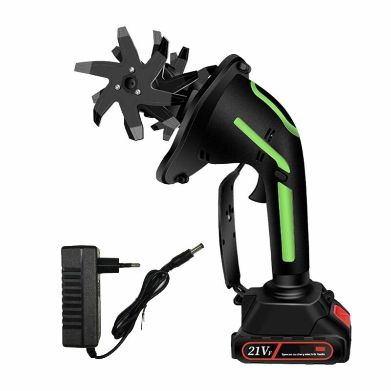 1 шт Малый ручной электрический культиватор (аккумулятор, евровилка 220В)