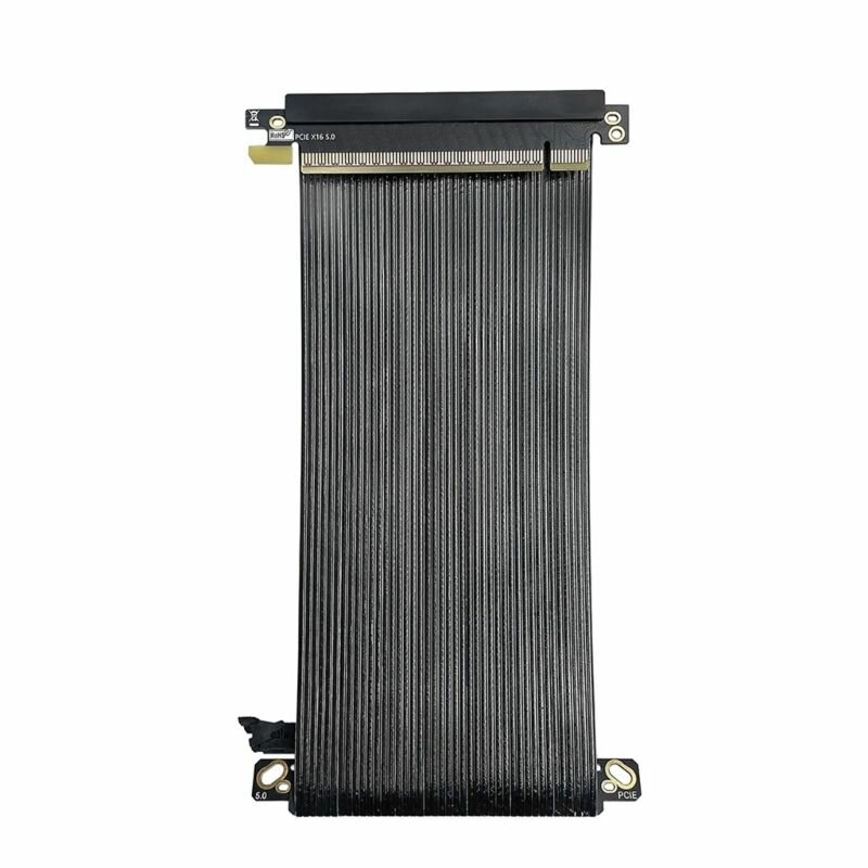 Кабель PCIe5.0 X16 для расширения графической карты с тонким двойным обратным дизайном для ITX корпусов, 185mm