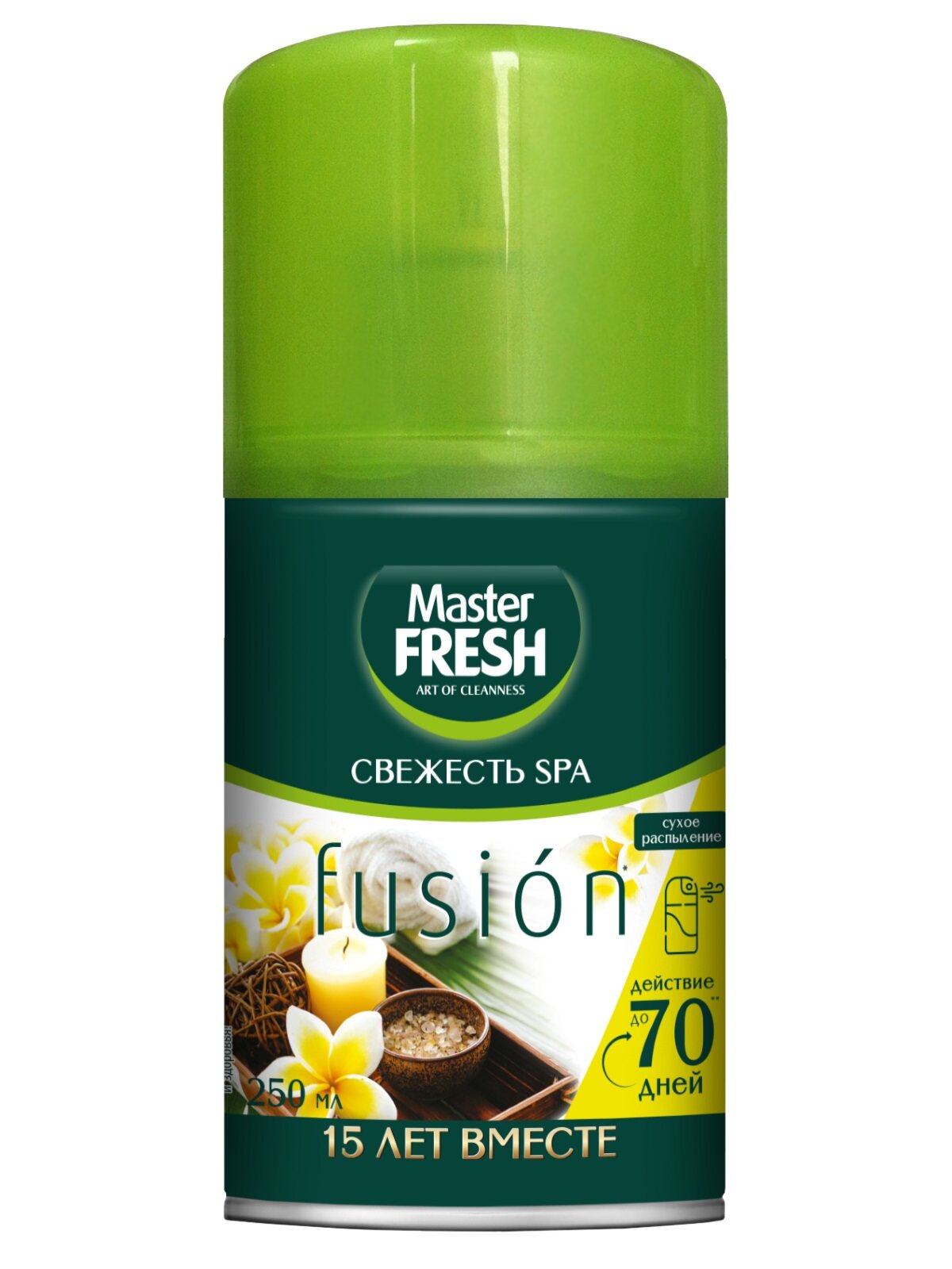 Освежитель воздуха Сменный баллон для автоматического спрея Свежесть SPA 250 мл