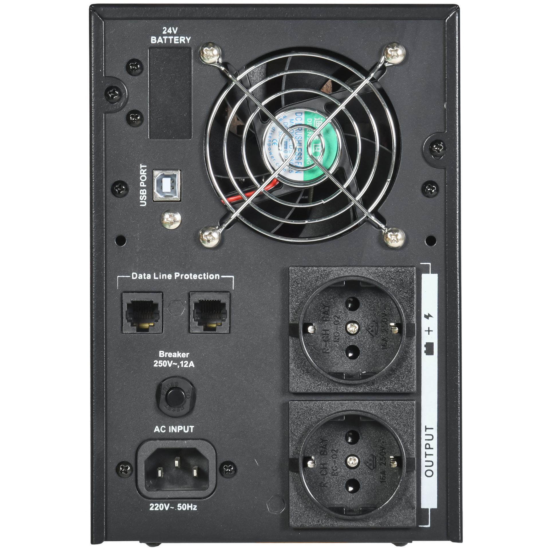 ITK ELECTRA LT ИБП однофазный линейно-интерактивный 1кВА/0,8кВт 2хSchuko LCD дисплей АКБ 2х7AH USB RJ45/11, IEK ELT-1000VA-1-002-S (1 шт.)