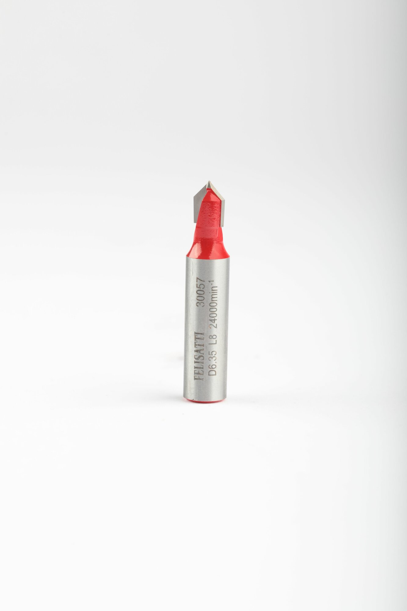 Фреза пазовая гальтельная V-образ.90 V-обр. ф6.3, 90, хв. 8мм Felisatti