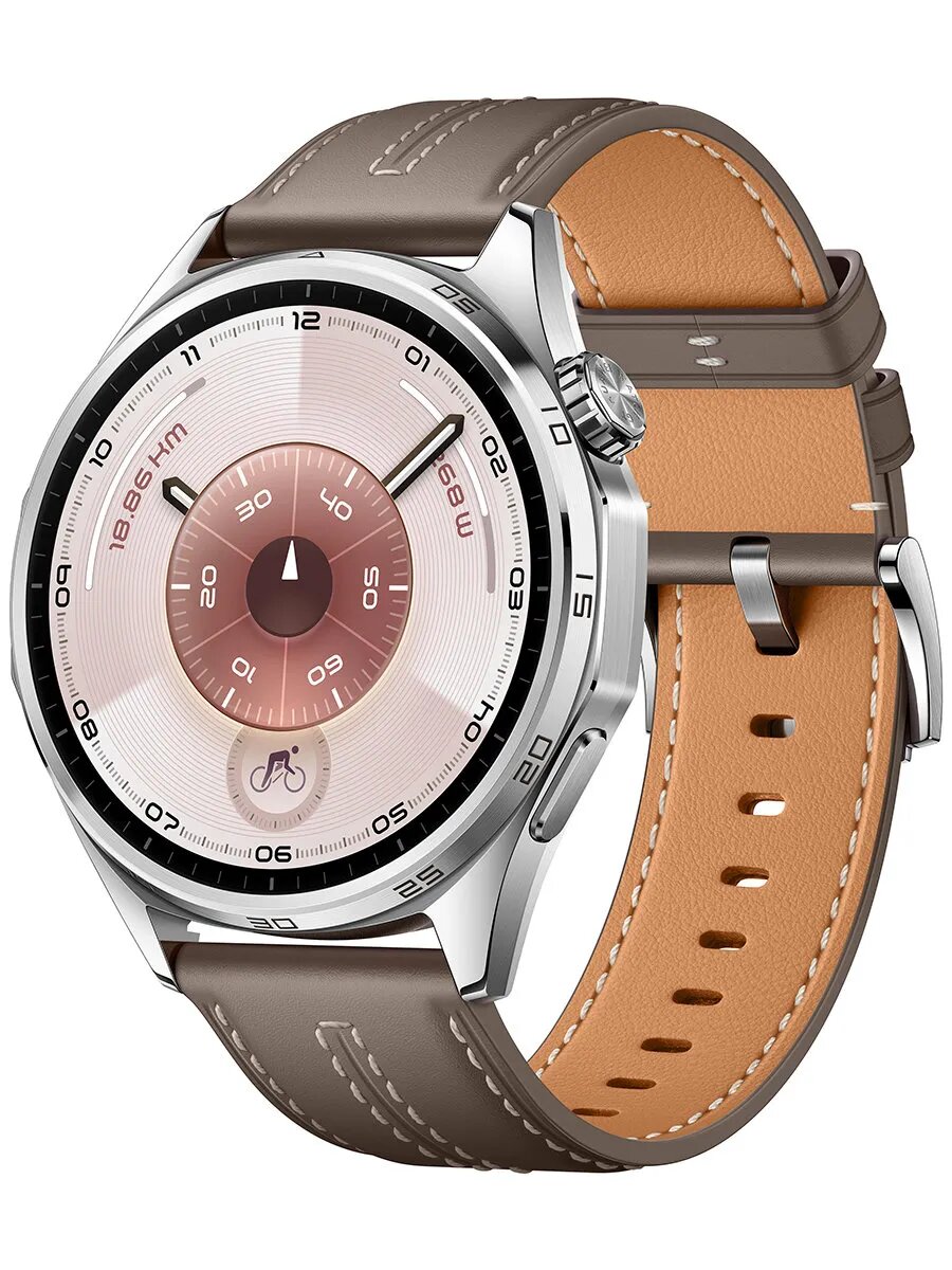 Смарт-часы Huawei Watch GT6, совместимость с ОС Android/iOS, сапфировое стекло