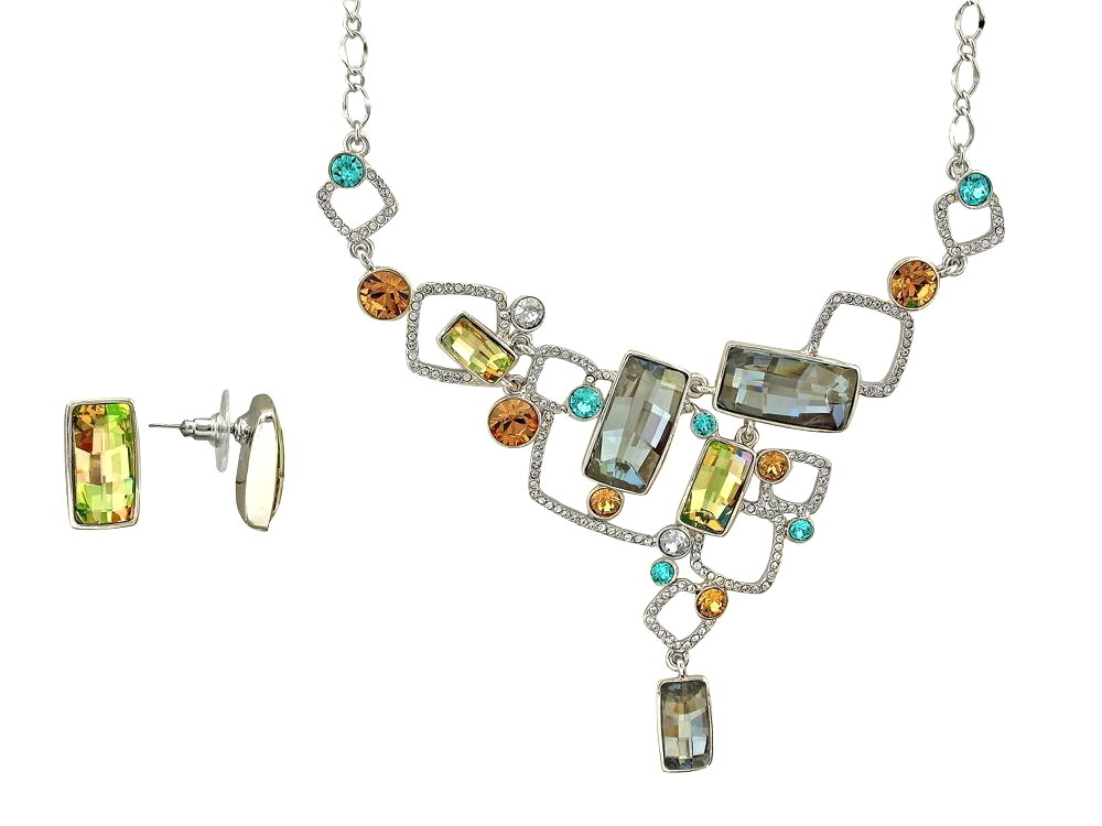 Комплект бижутерии, кристаллы Swarovski