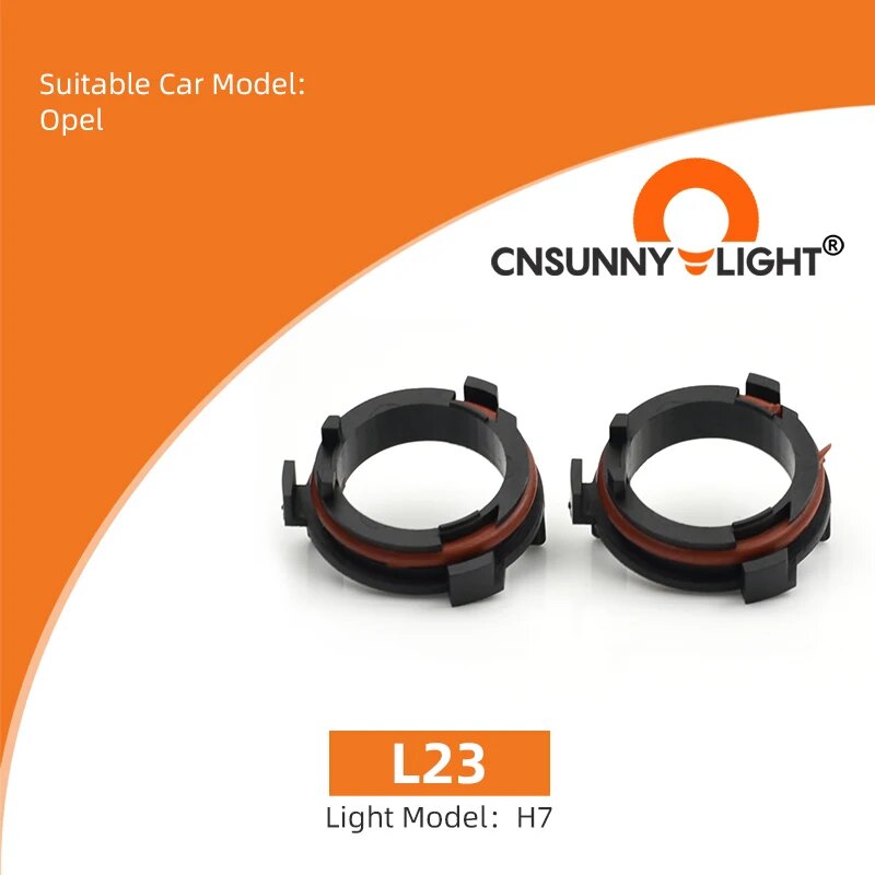 2 шт. H7 H1 светодиодный держатель для фар, держатель для фар, адаптер для фар, Автомобильный L23