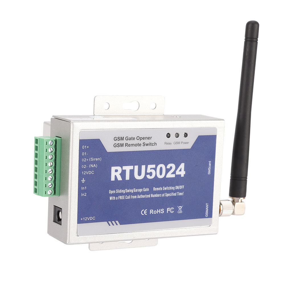 Мобильный удалённый контроллер RTU5024 для управления дверными воротами и бытовыми приборами через GSM 900/1800 МГц