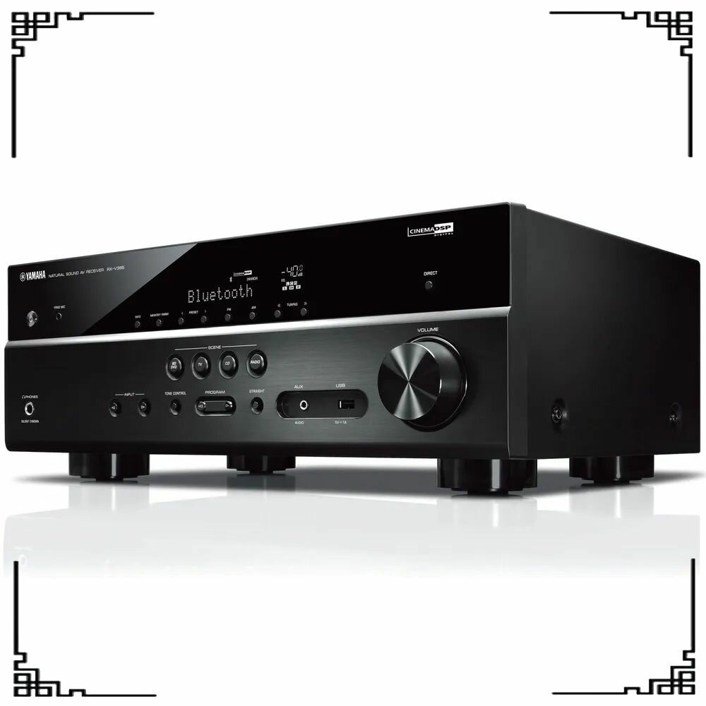 Ресивер AV Yamaha RX-V385 черный