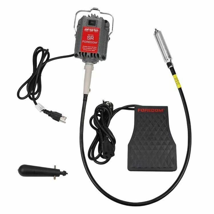 Бормашина FOREDOM SR W-0016 18000 об/мин, гравер электрический, шлифовальная машинка, мини дрель, гравировальная машинка