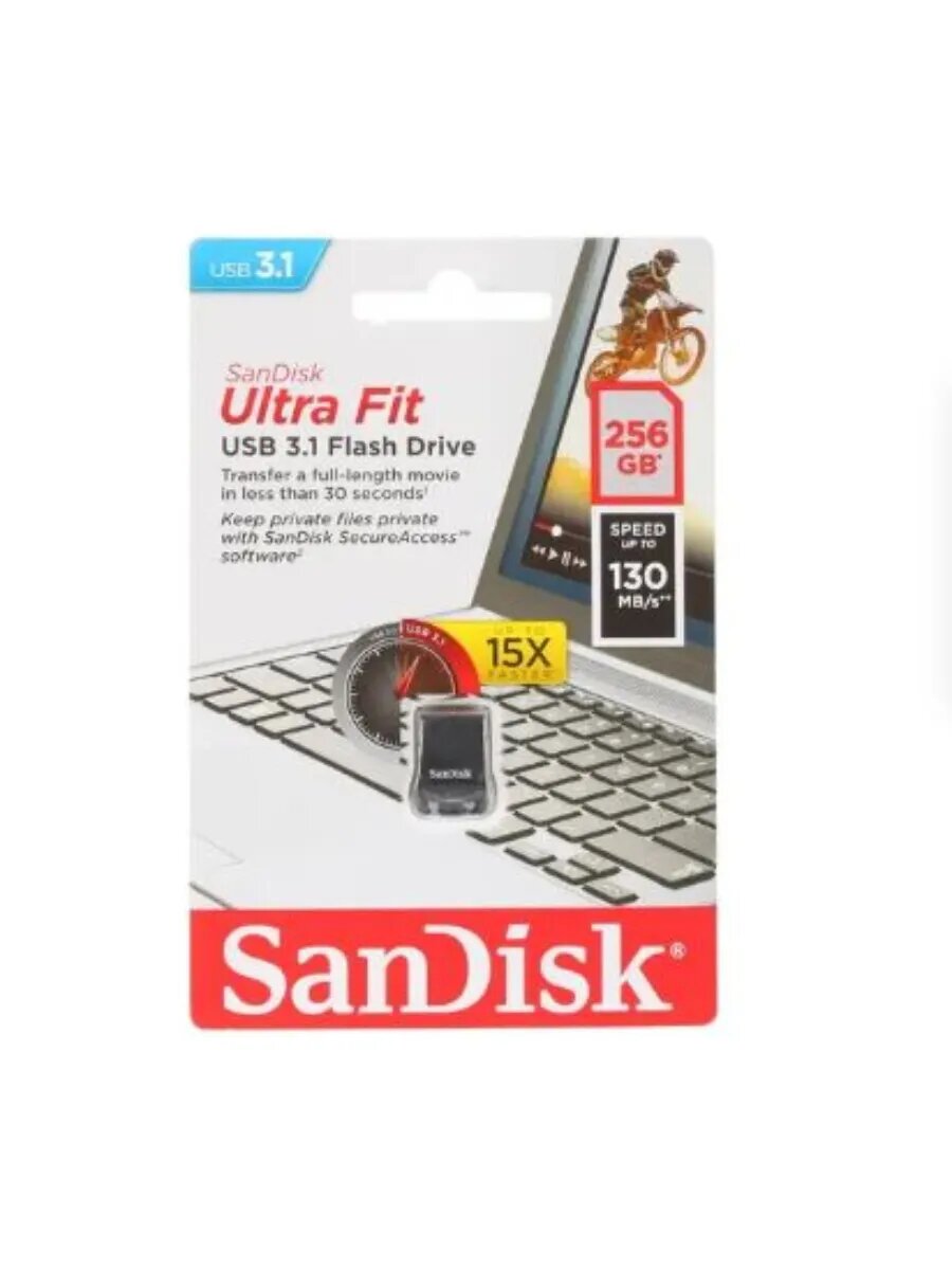 256 ГБ Ultra Fit SDCZ430-256G-G46 черный USB 3.2 Gen 1 A