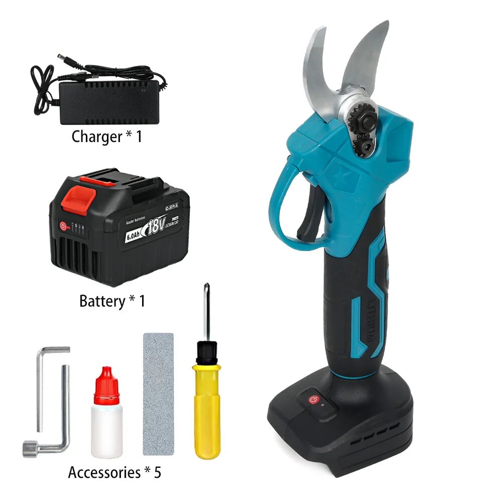 Аккумуляторный электрический секатор 30 мм LWHYY для Makita 18 В