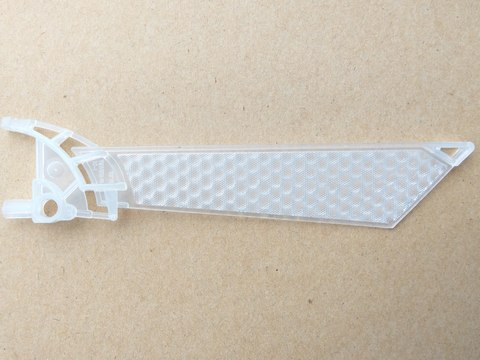 Bionicle Wing Large with Hologram Pattern Effect (Gorast), 61798 Trans-clear U