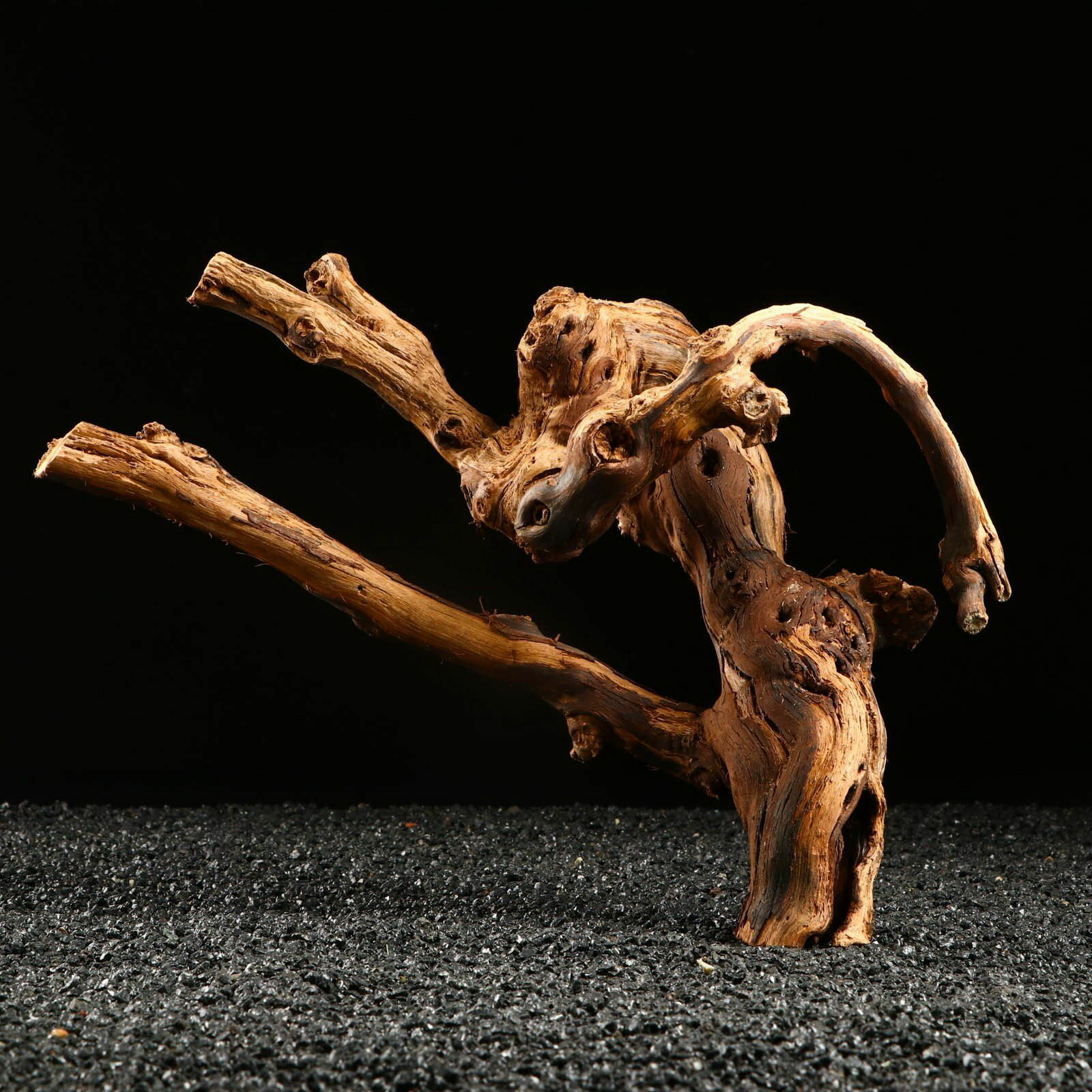 Коряга для аквариума "Лоза виноградная", 30 - 40 см, форма фигуры: коряга