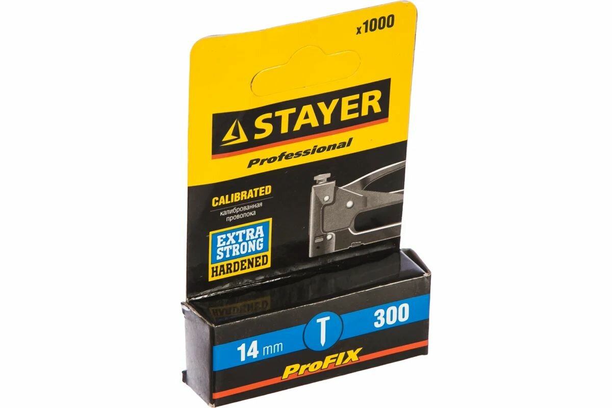 Гвозди STAYER тип 18GA (47/300/F), 14 мм, 1000 шт, нейлерные, Professional 31614-14